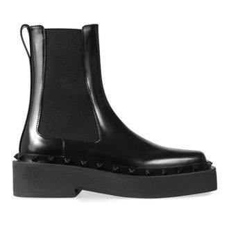 Valentino Garavani Rockstud M-Way Chelsea Boots - - Shoes - Damen - Schwarzk - 40 EU