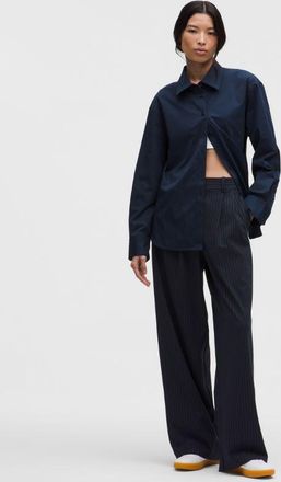 lululemon Pantalon Daydrift large taille haute Standard pour Femmes - Bleu - Taille 2XS