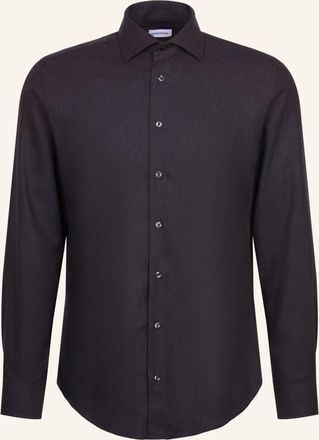 Seidensticker Seidensticker Flanellhemd Slim Fit grau