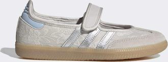 adidas Originals Samba OG - Mary-Jane-Sneaker in Wollwei&szlig; und Silber-Neutral