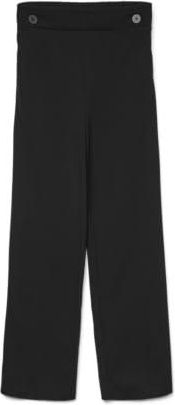 Vero Moda Vmlivanaya Hr Wide Pant Noos Femme Pantalons, Schwarz, XXL x 34L