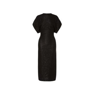 Philosophy di Lorenzo Serafini Schwarzes Pailletten-langes Kleid - - Dresses - Damen - Schwarzk - XL