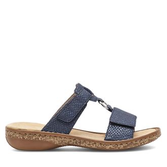 Rieker Pantoletten Rieker 628P9-14 Dunkelblau