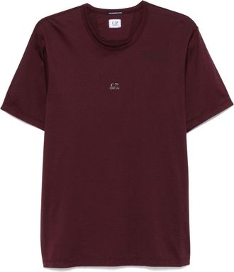 C.P. Company T-Shirt mit Logo-Print - Violett