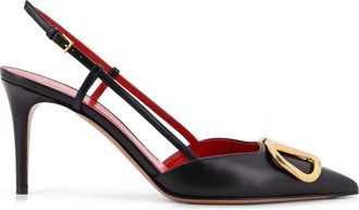 Valentino Garavani Femme, Chaussures, Noir, Taille: 38 EU Vlogo Signature Slingback Pump