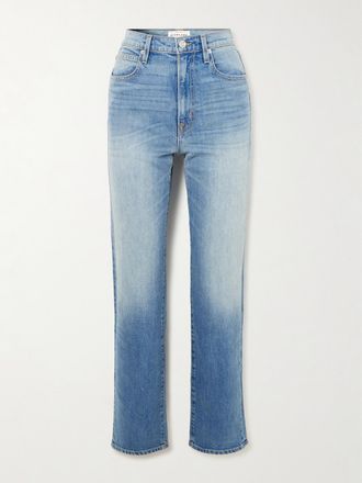 Slvrlake Denim Jean Droit Taille Haute London - Bleu