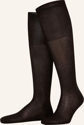 Falke Kniestr&uuml;mpfe Luxury No. 9 braun