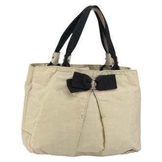 Ferragamo Pre-owned Nylon Handtasche - - Pre-owned - Damen - Beige - ONE SIZE