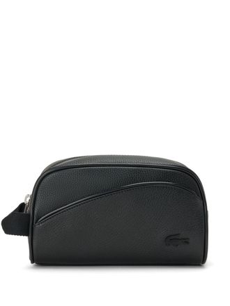 Lacoste trousse de toilette Angy en cuir artificiel - Noir