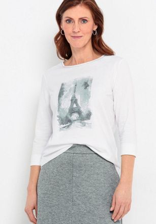 bianca Print-Shirt DINI mit modischem City-Motiv und Glitzersteinchen