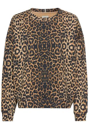 Camel Active Rundhalspullover Oversized Pullover aus reiner Baumwolle Langarm Pullover_Rundhalspullover