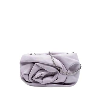 Burberry Sac bandouli&egrave;re en cuir dagneau Pre-owned - Femme - Pre-owned - Violet - Taille: ONE Size