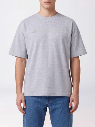 GCDS Baumwoll-T-Shirt mit R&uuml;ckenlogo und &uuml;berschnittenen Schultern