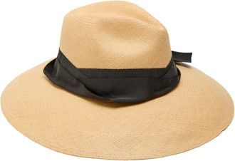Sensi Studio chapeau en paille tress&eacute;e tress&eacute;e - Tons neutres