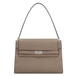 Tory Burch Femme, Sacs, Brun, Taille: ONE Size Grand Sac à Bandoulière avec Poignée en Cuir