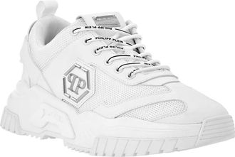 Philipp Plein Low-Top Sneaker - Sneaker Predator - Gr. 40 (EU) - in Wei&szlig; - f&uuml;r Damen