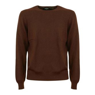 Gran Sasso Girocollo - - Knitwear - Herren - Braun - L