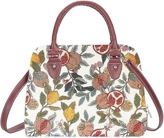 SIGNARE Sacs &agrave; main en tapisserie Sac &agrave; bandouli&egrave;re et sacs &agrave; bandouli&egrave;re pour femme avec motif de jardin (grenade et citron, CONV-POMEGRA)
