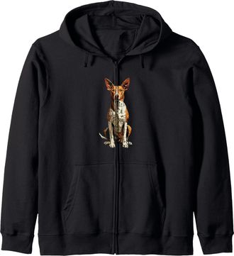 Whyitsme Design Abbildung eines ibizenischen Jagdhundes Kapuzenjacke