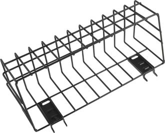 Artibetter Hängender Drahtkorb Bücherregal aus Edelstahl Moderner Kleiner Dokumentenhalter für Schreibtisch und Kinderzimmer Multifunktional für Bücher Akten und