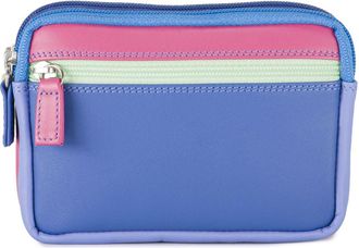 Mywalit Unisex Doppelter Reißverschluss, Purse Brieftasche, Viola