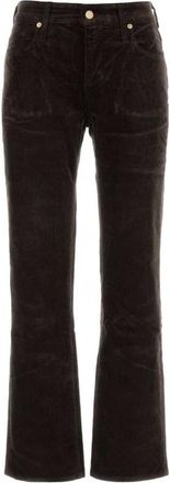 7 For All Mankind Femme, Pantalons, Brun, Taille: W27 Calie Straight Corduroy Pants