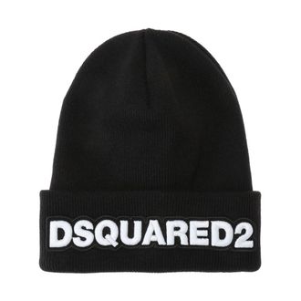 Dsquared2 Kappe mit gesticktem Logo - - Accessories - Herren - Schwarzk - ONE SIZE