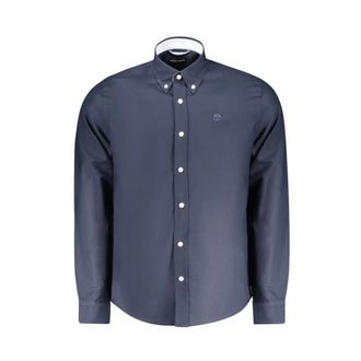 North Sails Blaues Baumwoll Herrenhemd - - Shirts - Herren - Blau - S