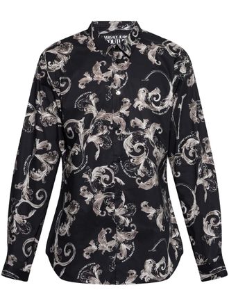 Versace Jeans Couture t-shirt à imprimé code-barres - Noir