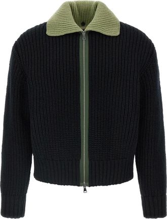 Namacheko cardigan zippé Evan à col montant - Noir