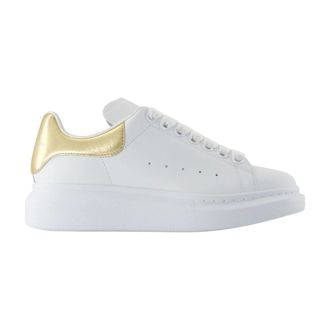 Alexander McQueen Wei&szlig;e Leder Oversized Sneakers - - Shoes - Damen - Wei&szlig; - 35 EU