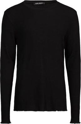 Our Legacy Tee-shirt droit col rond uni