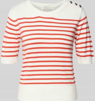 Milano Strickshirt aus Viskose-Elasthan-Mix mit Knopfleiste