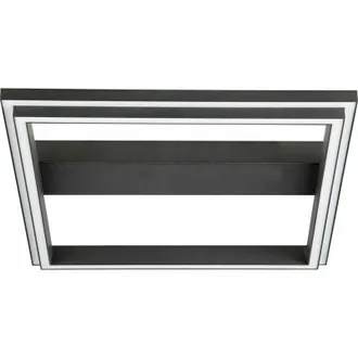 Brilliant led Deckenleuchte Pallas 50 x 50 cm sand/schwarz, 38 w, rgbw Deckenleuchte