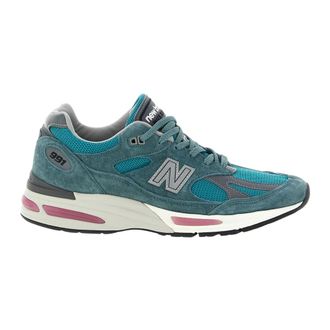 New Balance Homme, Sport, Vert, Taille: 40 1/2 EU 991v2 Baskets
