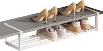 Generic Schuhregal f&uuml;r Schrank - Aufbewahrungsst&auml;nder, erweiterbarer Organizer, verstellbare Regale, langlebiger Halter f&uuml;r Schuhe, Stiefel, Turnschuhe, mit p