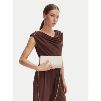 Tommy Hilfiger Handtasche Tommy Hilfiger Th Her Chain Crossover AW0AW17403 &Eacute;cru