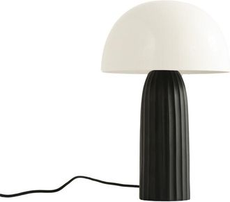 Rendez-Vous D&eacute;co Lampe en m&eacute;tal blanche et noire - JOY
