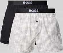 HUGO BOSS Boxershorts aus reiner Baumwolle im 2er-Pack