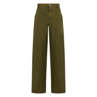 Alberta Ferretti Wide Jeans - - Jeans - Damen - Gr&uuml;n - S