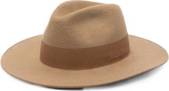 Golden Goose Chapeau Fedora en feutre - Femme - Accessoires - Beige - Taille: S
