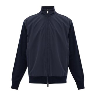 Paul & Shark Stehkragen-Strickjacke - - Knitwear - Herren - Blau - XL