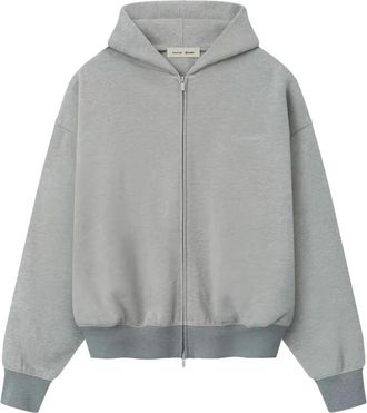 Fear of God Homme, Sweatshirts et sweats &agrave; capuche, Gris, Taille: L Sweat &agrave; capuche zipp&eacute; classique Signature