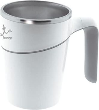 Jata 950 - Krug für Getränke, speziell für flache Oberflächen, doppelwandig für Isolierung, innen aus Edelstahl