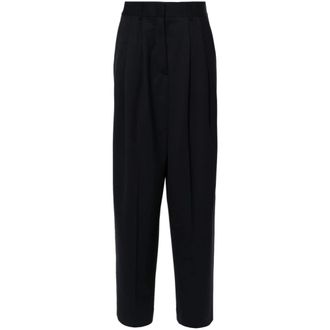 P.A.R.O.S.H. 012 Blu Pantaloni Straight Hosen - - Trousers - Damen - Blau - S