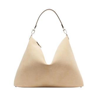 Toteme Femme, Sacs, Beige, Taille: ONE Size Bevel Shoulder Bag
