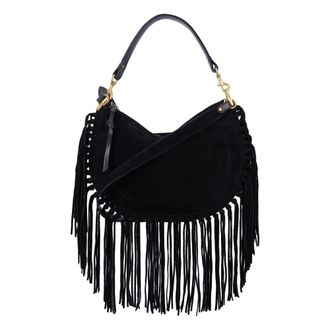 Isabel Marant Schwarze Wildleder Oskan Handtasche - - Bags - Damen - Schwarzk - ONE SIZE