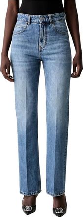 Victoria Beckham Julia Jean Droit - Femme - Jeans - Bleu - Taille: W28 L34