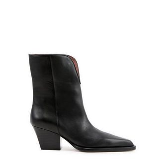 PARIS TEXAS Bottines santiag Jane en cuir de veau