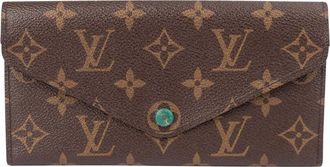 Louis Vuitton Portemonnaie - Louis Vuitton Canvas Monogram Josephine Wallet - Gr. unisize - in Braun - f&uuml;r Damen